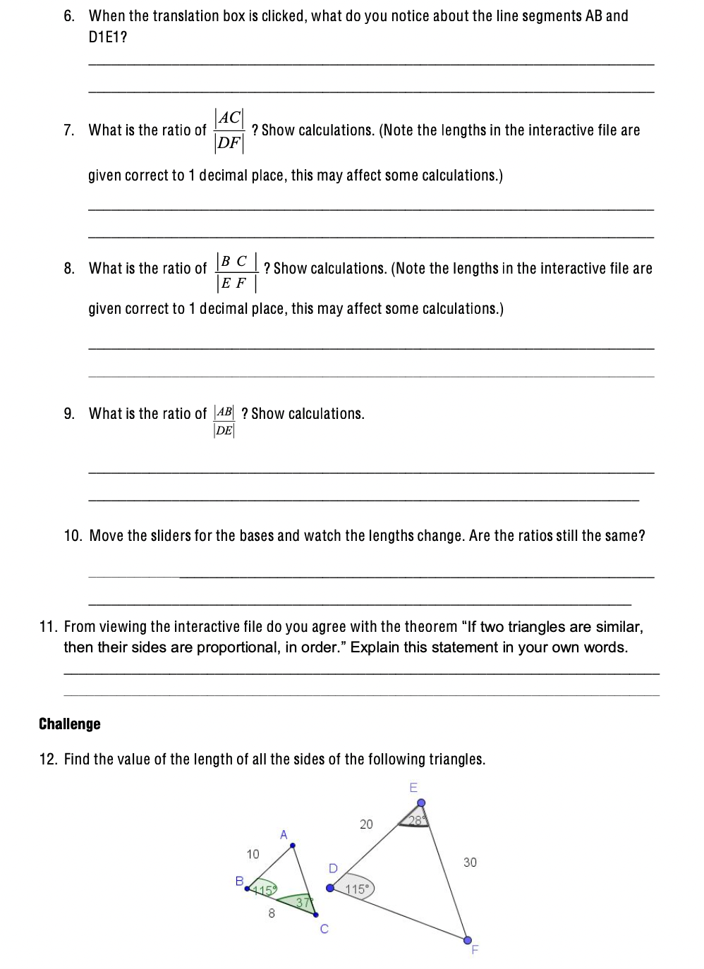 Leaving Cert Maths Theorems